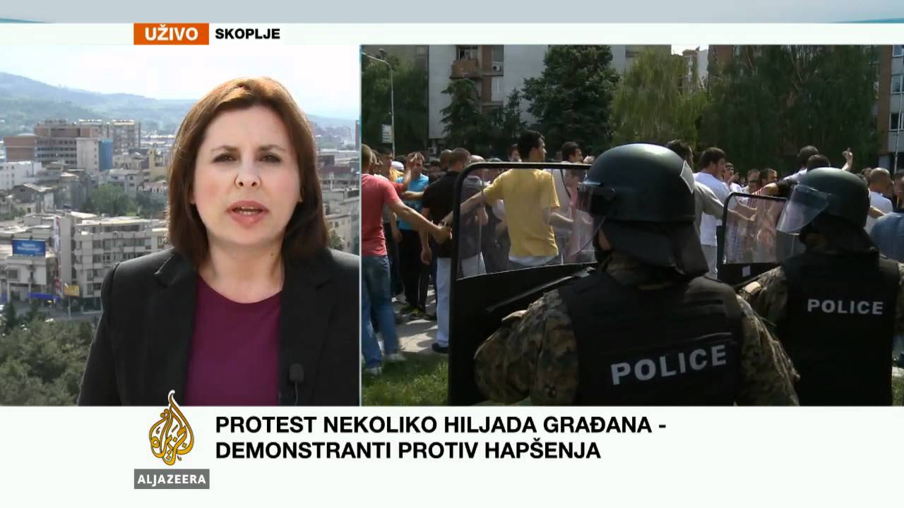 Milka Smilevska o protestima u Skoplju - Al Jazeera Balkans - YouTube