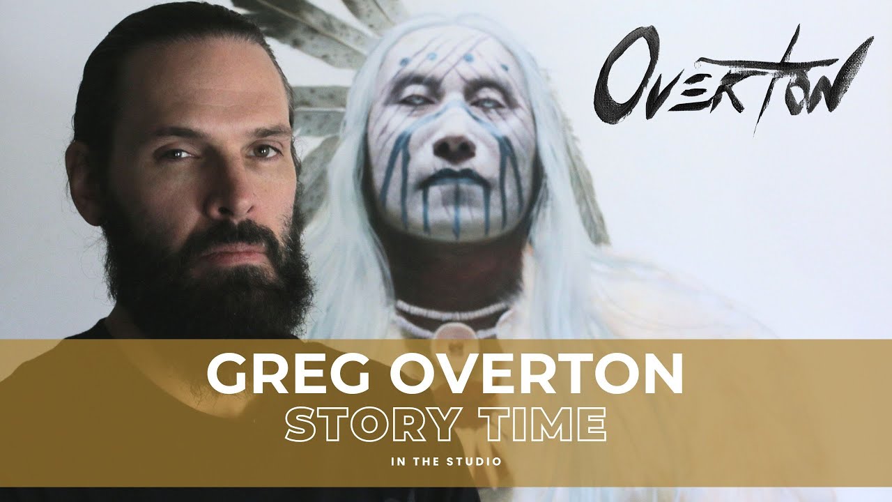 Greg Overton in the studio talking about unfinished paintings - YouTube