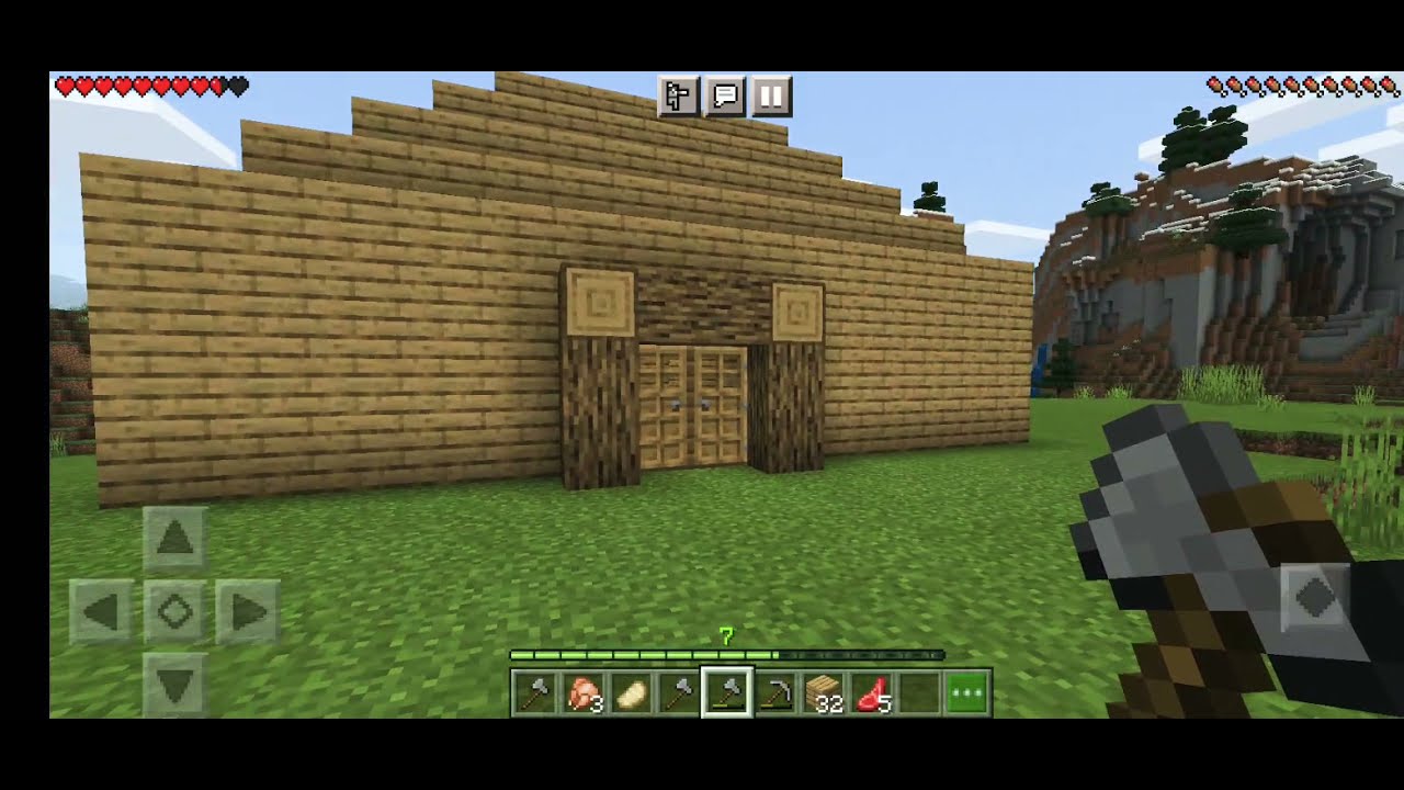 Made house in *minecraft trail* - YouTube
