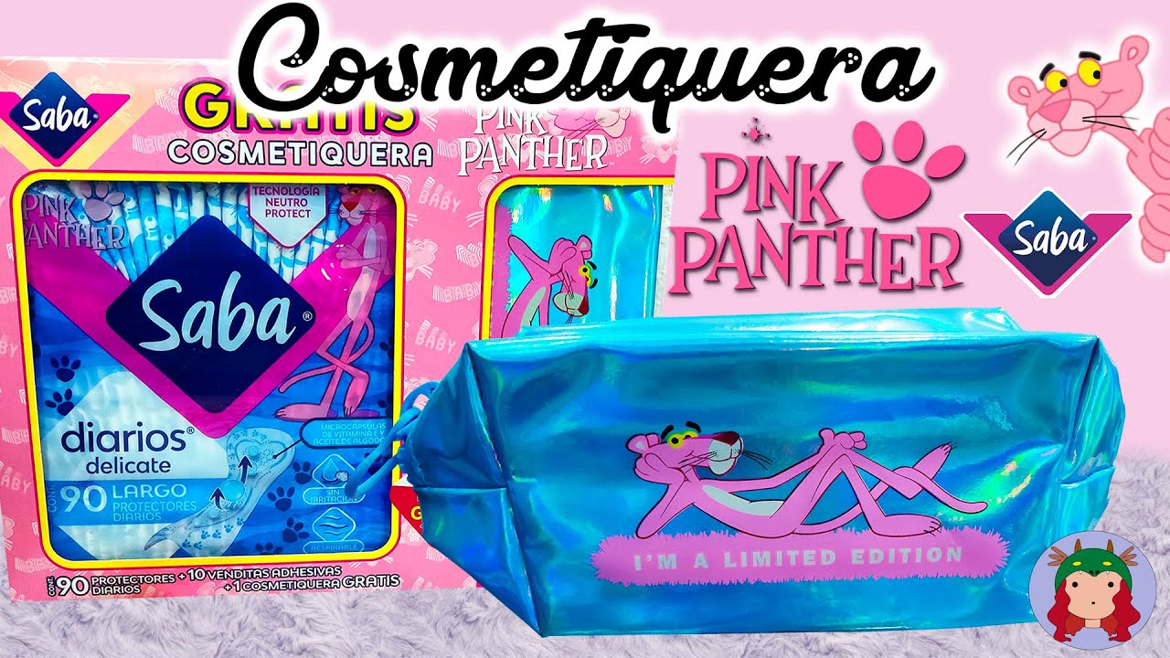 PROMOCIÓN SABA COSMETIQUERA PANTERA ROSA - YouTube
