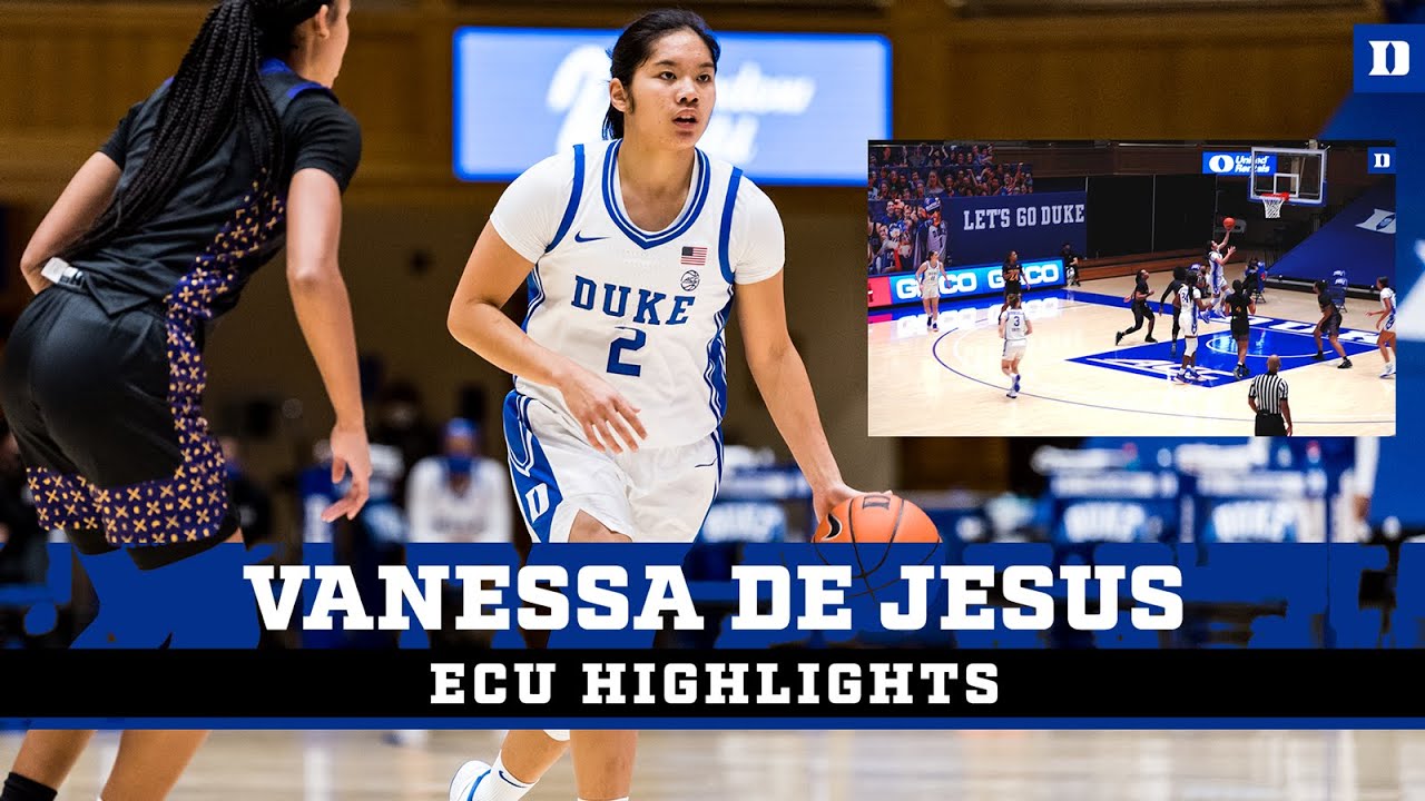 Vanessa de Jesus East Carolina Highlights - Duke PG - YouTube