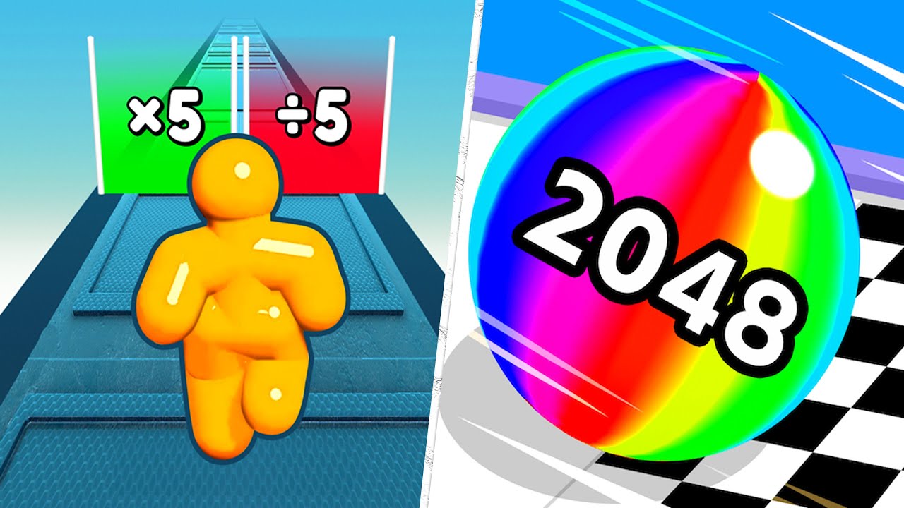 Satisfying Mobile Games 2023 - Tall Man Run, Ball Run 2048, Giant Rush ...