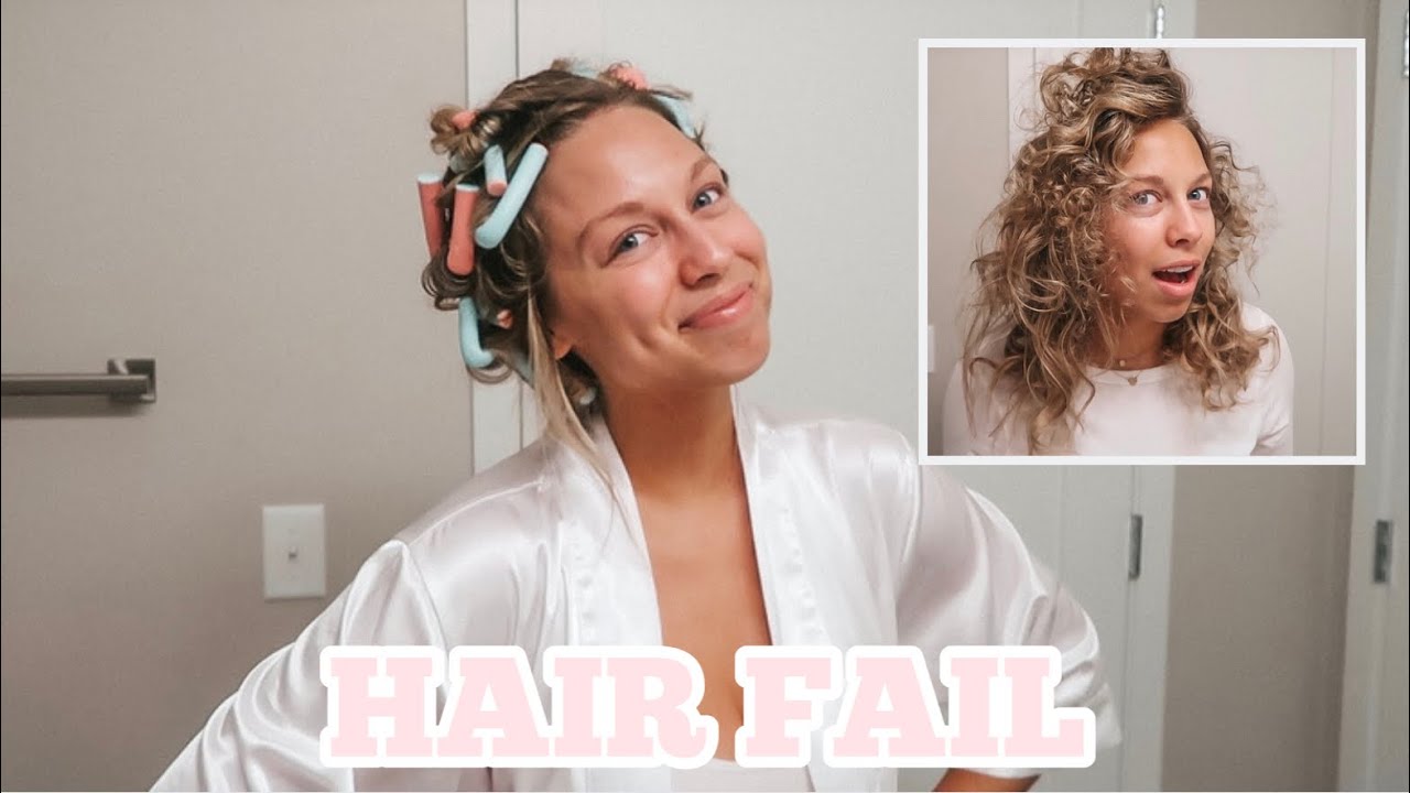 TESTING OVERNIGHT CURLERS | MAJOR HAIR FAIL - YouTube