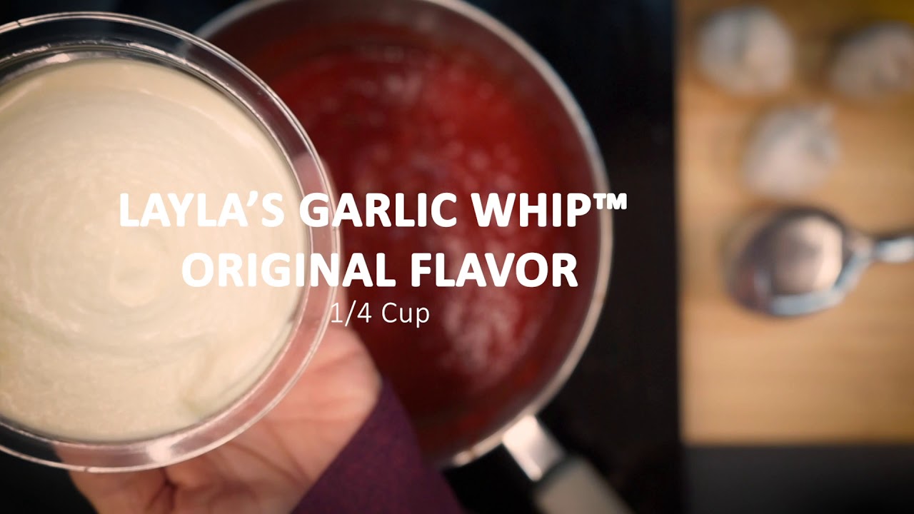 Layla's Pasta Sauce with Layla's Original Garlic Whip™ - YouTube