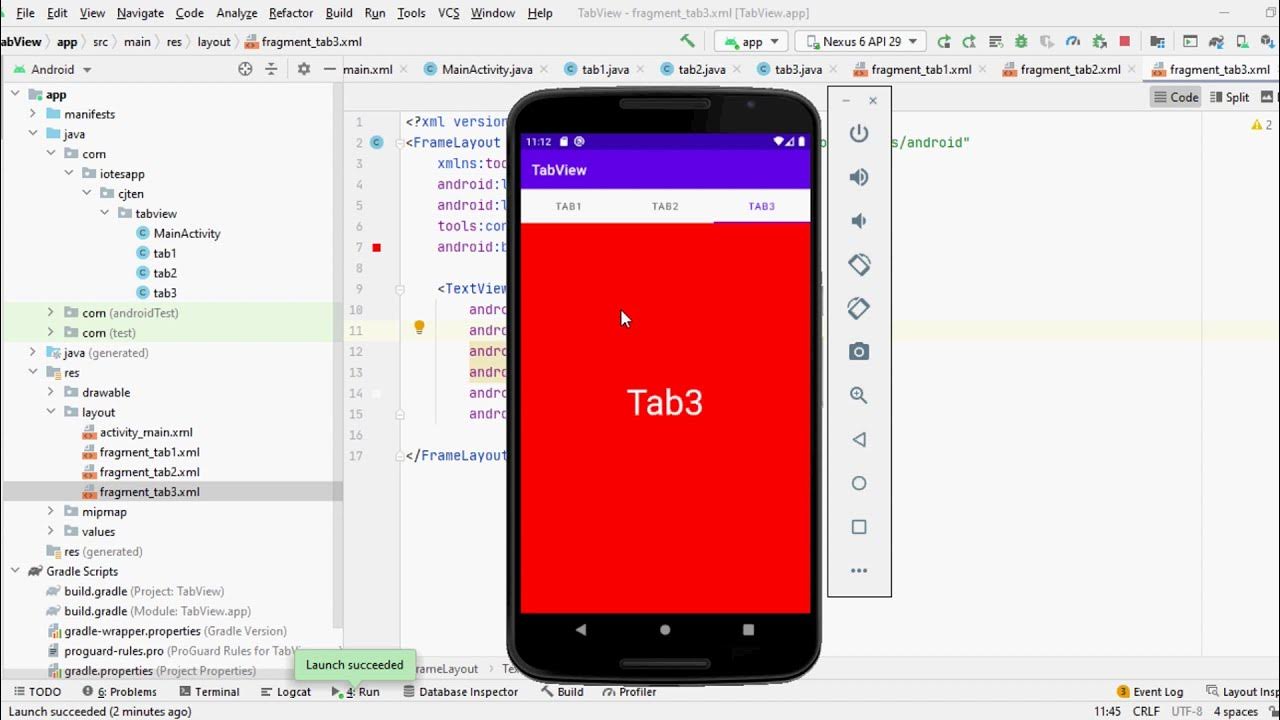 Android X Swipe View with ViewPager2 and Tabs - YouTube