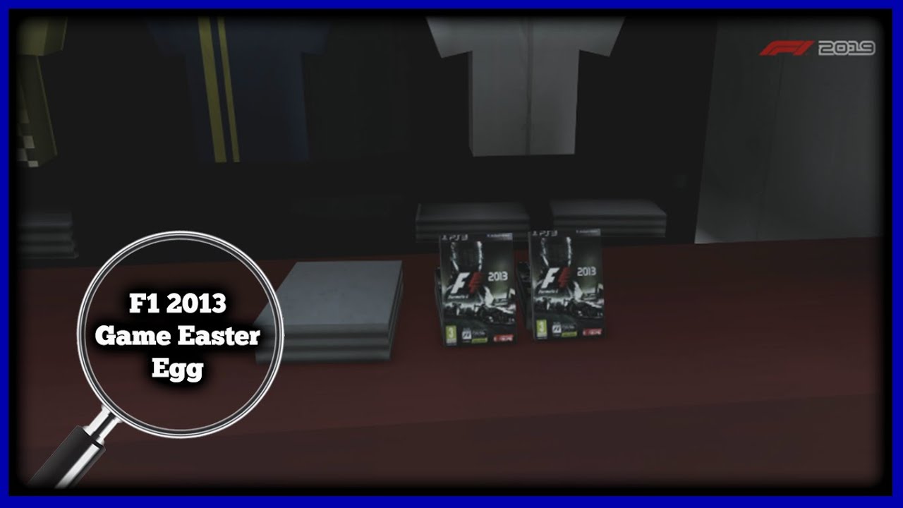 F1 2013 Game Cover Easter Egg On F1 2019 - Exploring Spain - YouTube