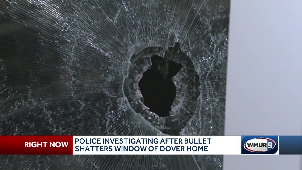 Dover police investigating after bullet shatters window of home - YouTube
