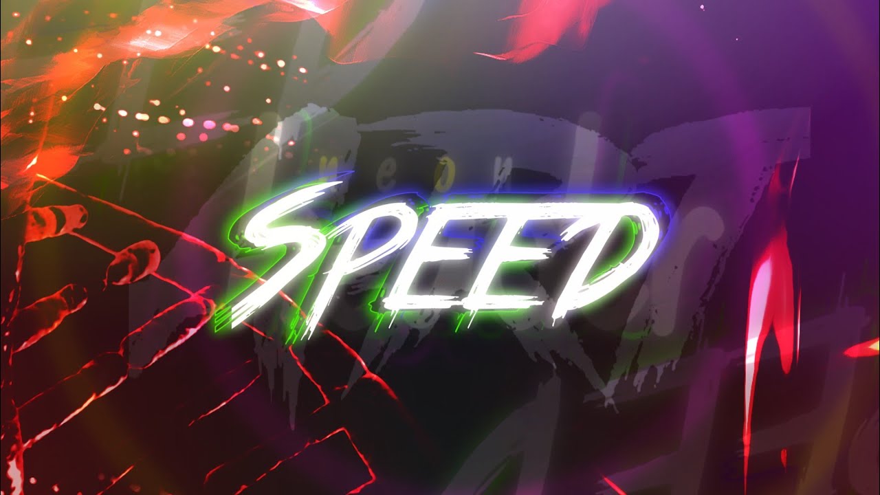 SpeedArt: Neon Header Template - YouTube