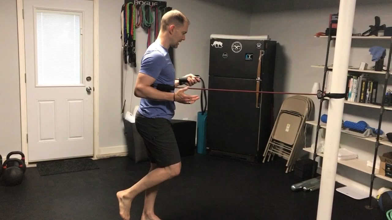 Single Leg Balance with Resisted Rotation - YouTube