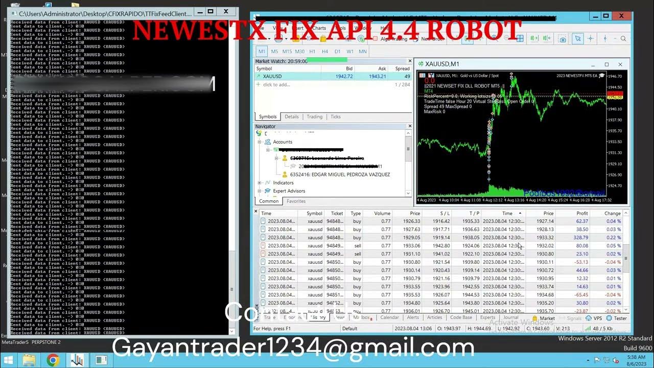 Newestfx Fix Api 4.4 HFT Metatrader Ea - YouTube
