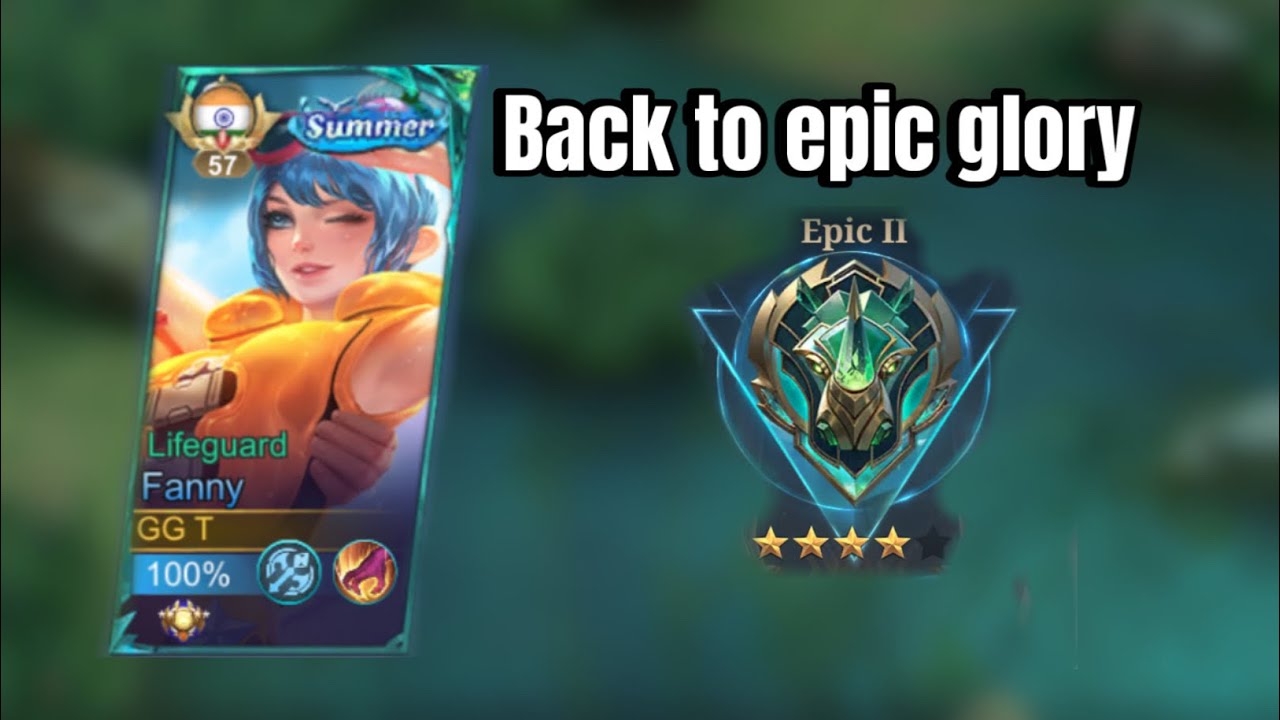 BACK TO EPIC !! FANNY GAMEPLAY SOLO RANKED MOBILE LEGEND BANG BANG ...