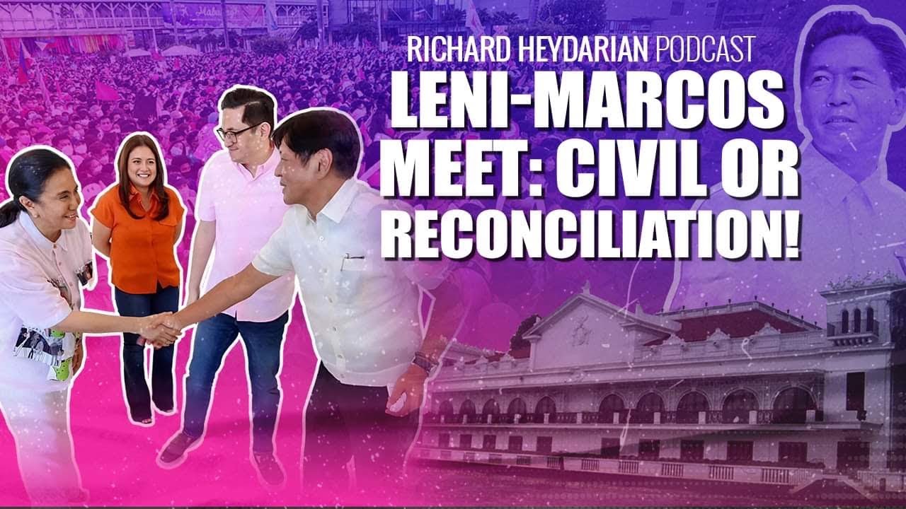 LENI-MARCOS MEET: STATESMANSHIP or “RECONCILIATION”!?? - YouTube