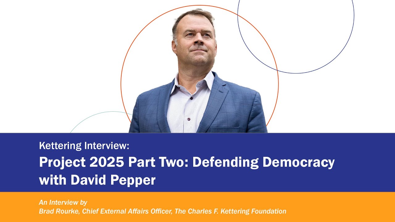 Project 2025 Part Two: David Pepper on Defending Democracy - YouTube