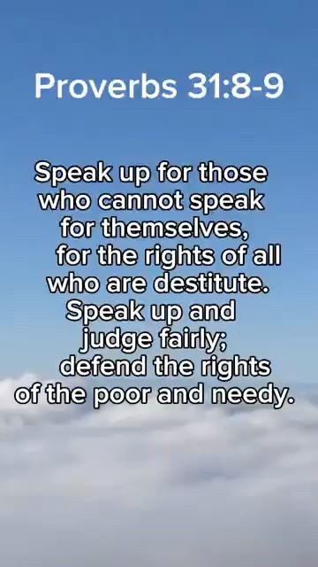 Proverbs 31:8-9 #proverbs #devotional #bibleverse #bible #godsword # ...