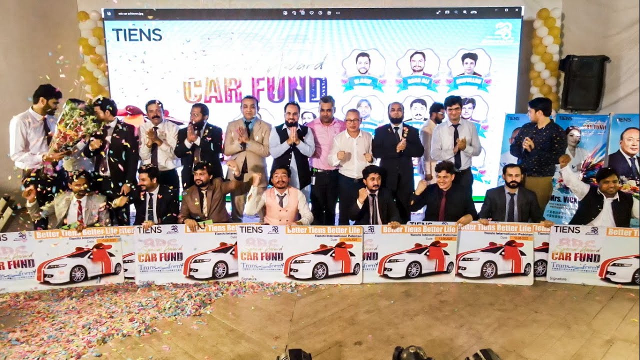 TIENS Grand Celebration, Special Award, Car Fund, BBS in OKARA - YouTube