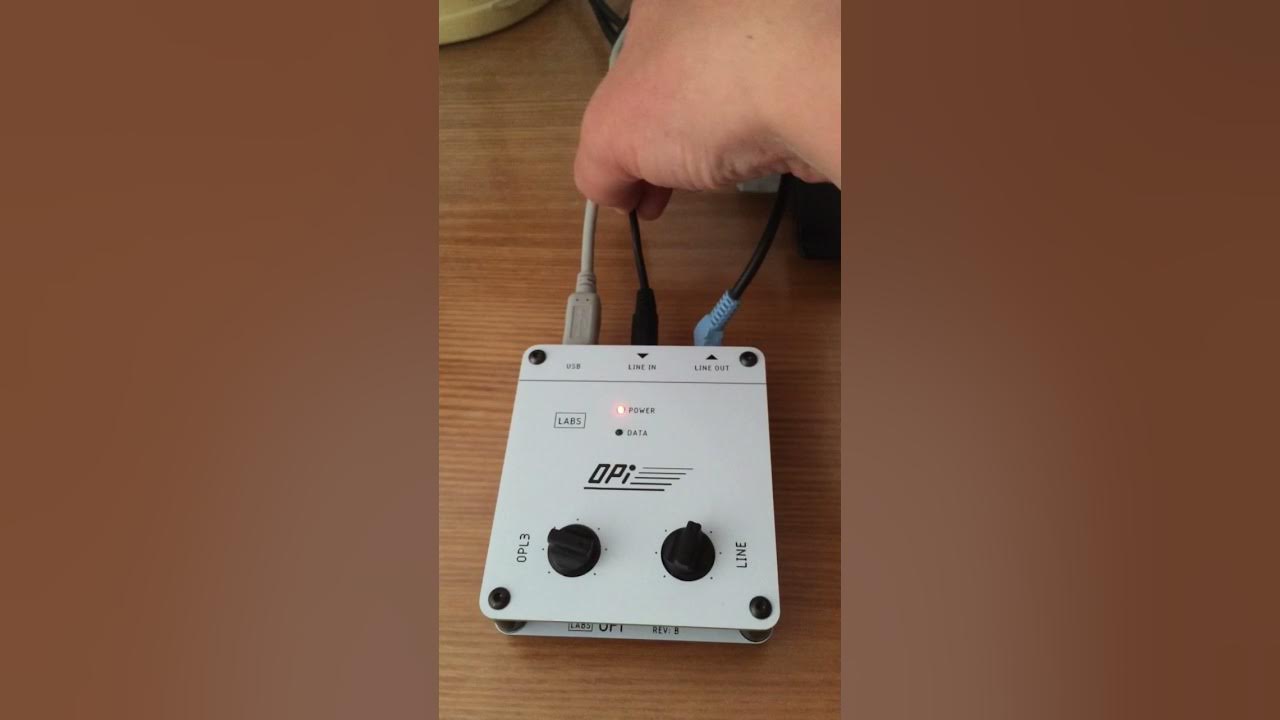 OPi (USB to OPL3 interface) prototype demo with Adlib Tracker ...