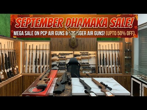 September Dhamaka Sale! 🔥 Used PCP & Springer Airguns on Huge Discount | Royal Hunting Store