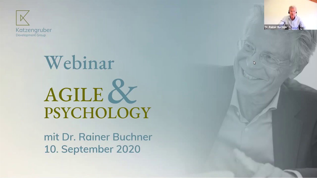 Webinar Agile & Psychology mit Dr. Rainer Buchner & Andreas Pförtner ...