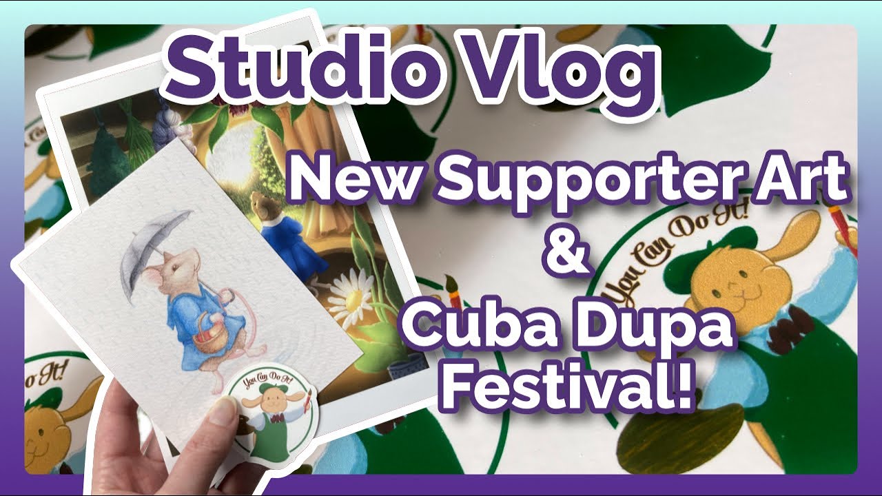 Studio Vlog | New Supporter Art & Stickers, More Zoetrope Animation ...