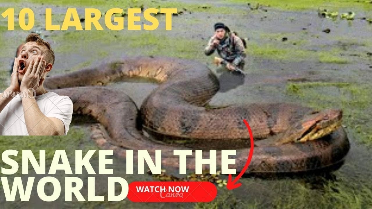 10 largest Snake in the World. - YouTube