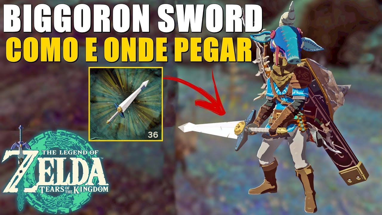COMO E ONDE PEGAR A LENDÁRIA BIGGORON SWORD EM ZELDA TEARS OF THE ...