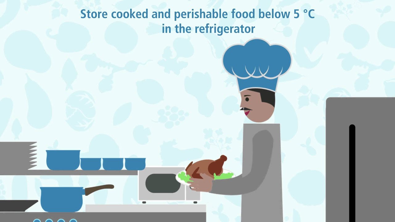 Animation: Correct temperature to store food - YouTube