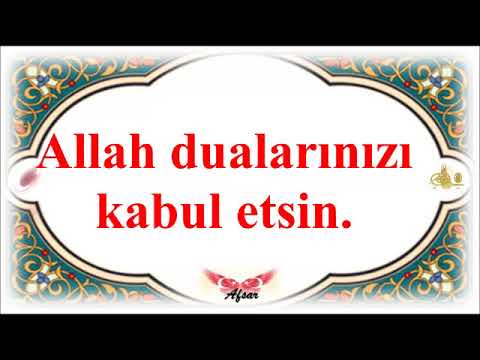 KADİR GECEMİZ MÜBAREK OLSUN