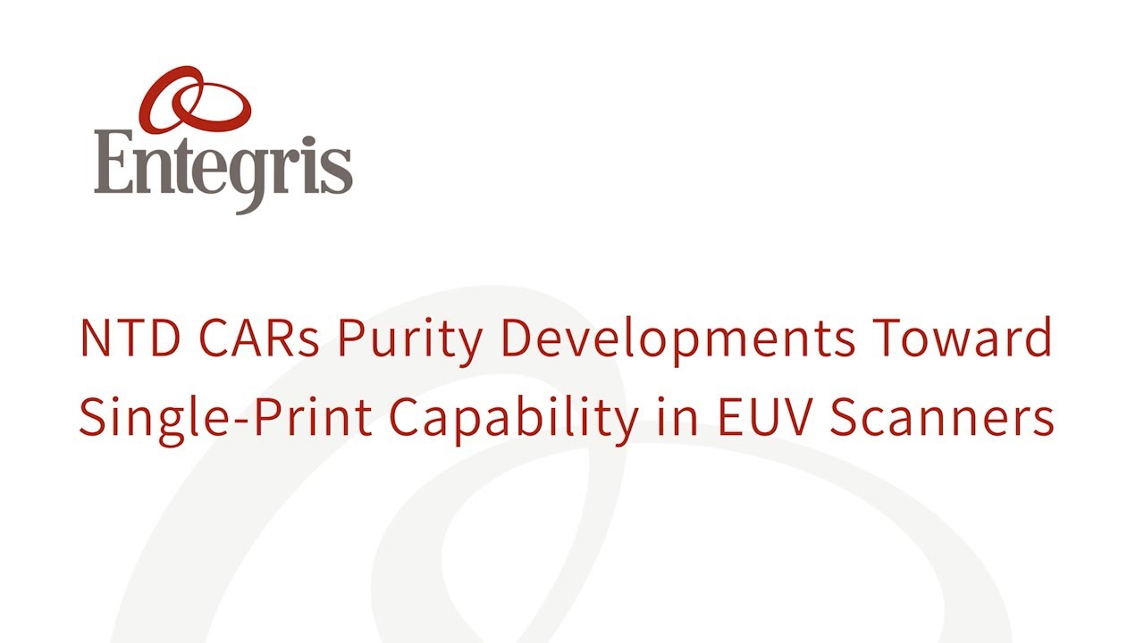 NTD CARs Purity Developments Toward Single-print Capability in EUV ...