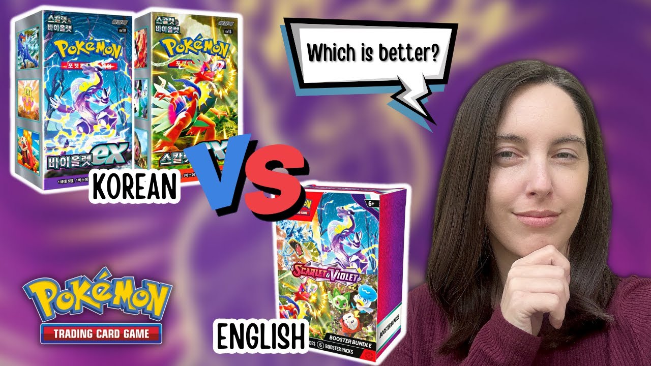 I Opened English & Korean SV Packs and wasn't expecting THESE Pulls ...