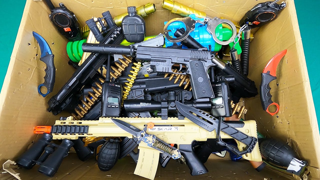 Special Assassination Weapon With Silencer, Toy Realistic Guns, Box ...