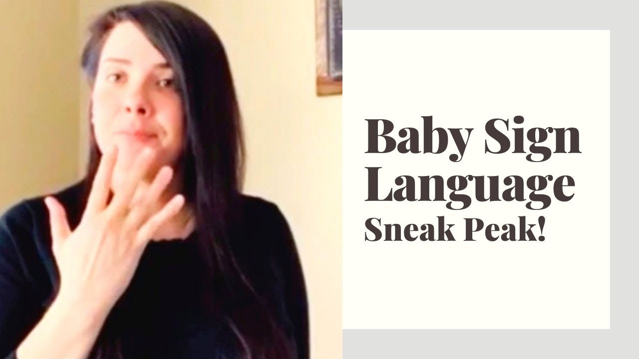 Baby Sign Language with Megan- Sneak Peak! - YouTube