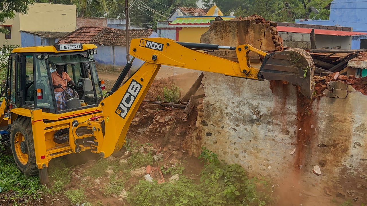 New JCB 3dx Plus Working 75 YEAR Old House Demolished || jcb video ...