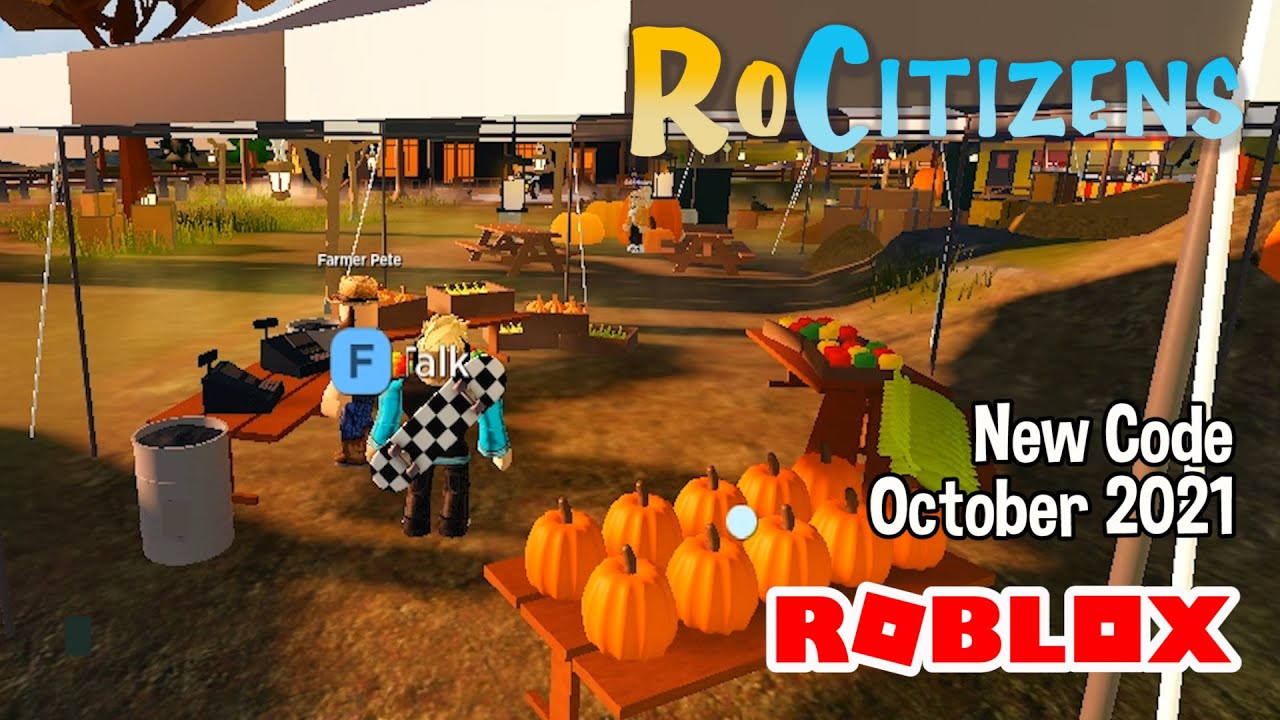 Roblox RoCitizens New Code October 2021 - YouTube