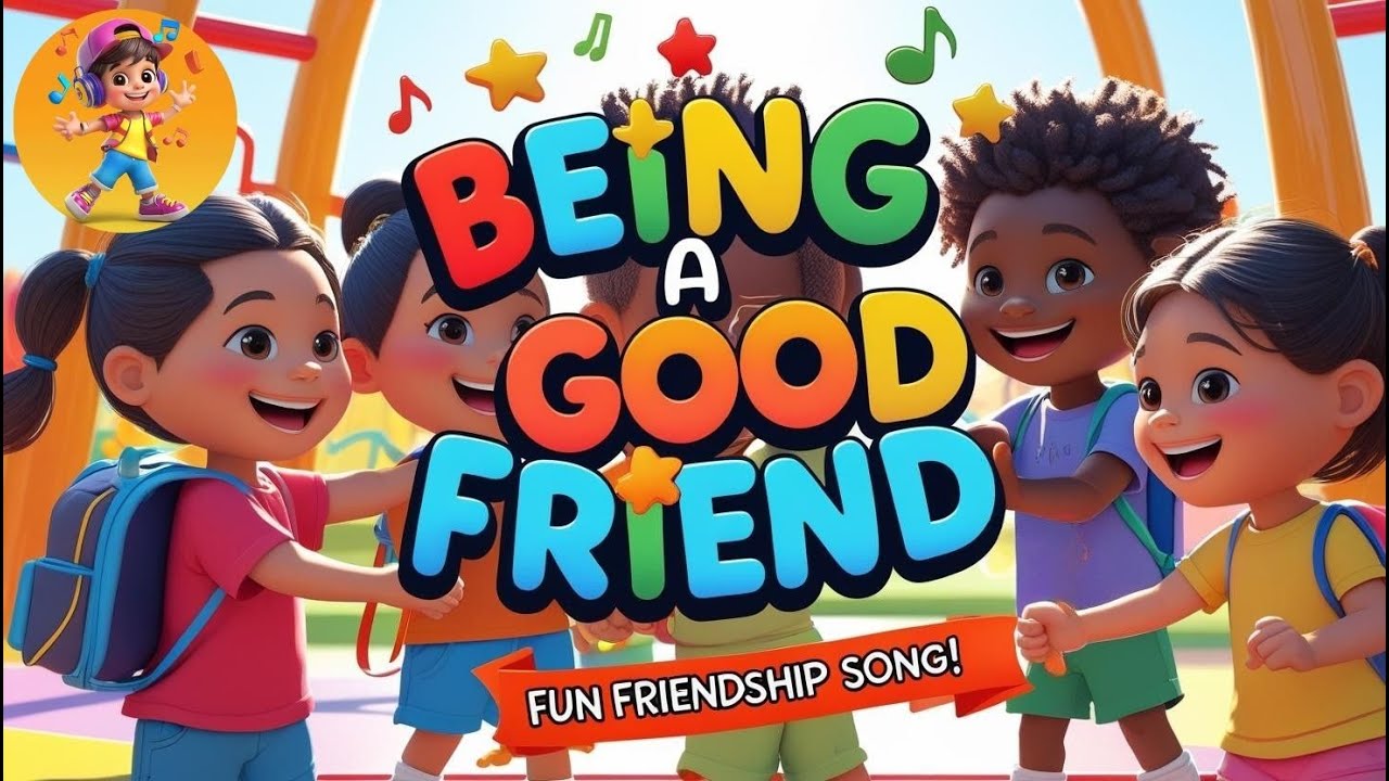 Being a Good Friend | Friendship Song for Kids | Learn Kindness ...