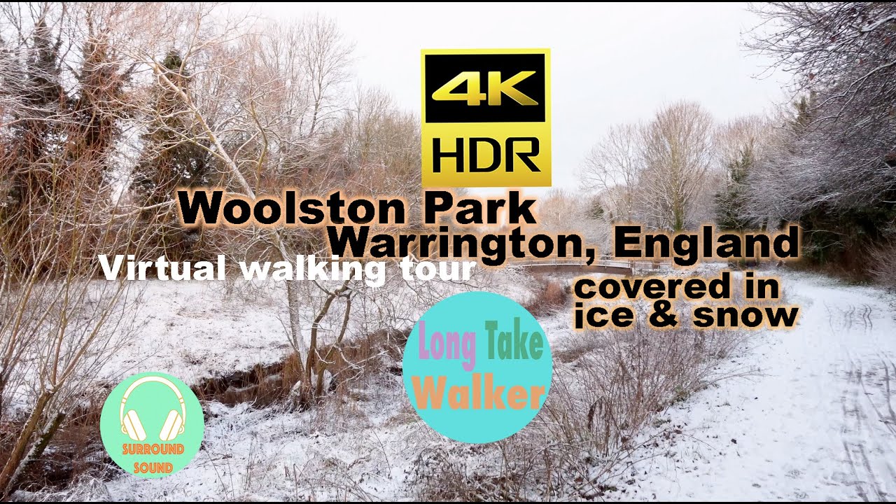 Woolston Park,Warrington,England,4kHDR Virtual walking tour,Britain ...