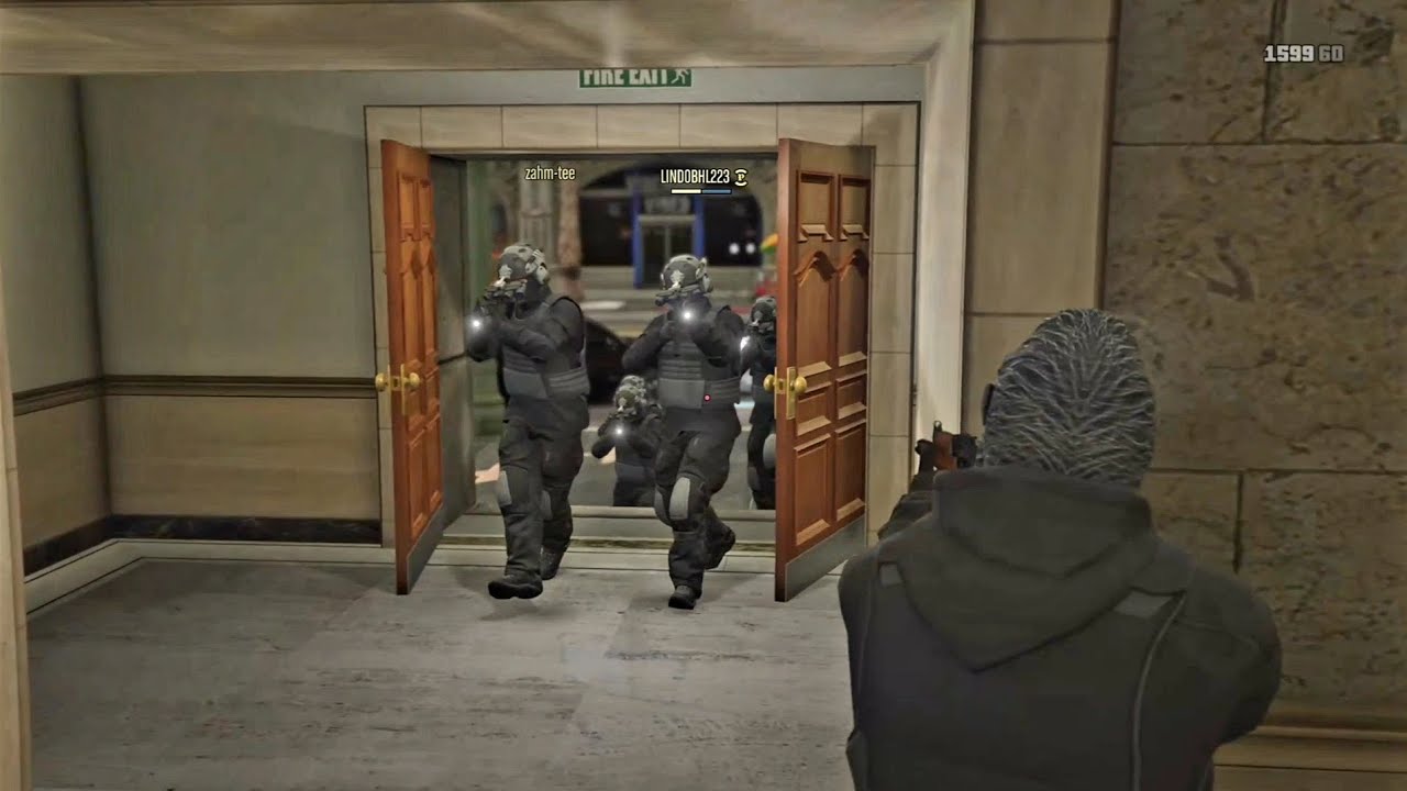 Swat raid bank robbery (Gta Rp) - YouTube
