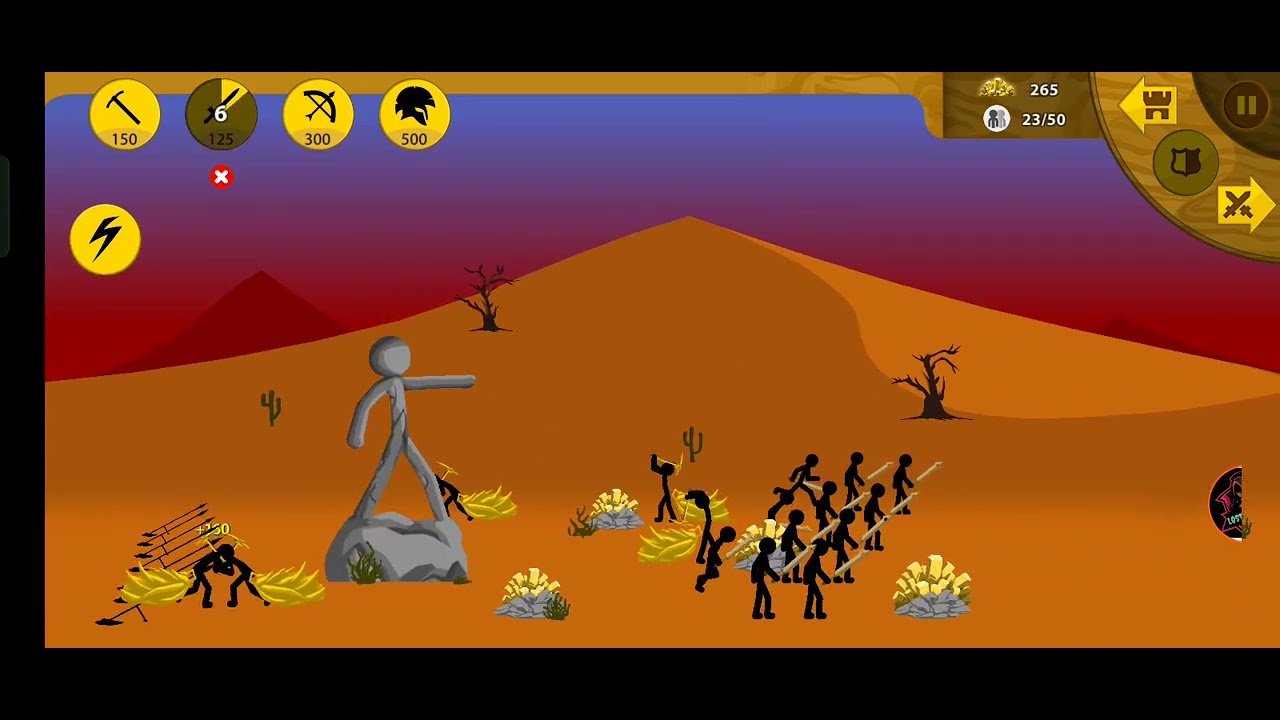 stickman war Legacy chapter 1 swordwarth counter on Insane - YouTube