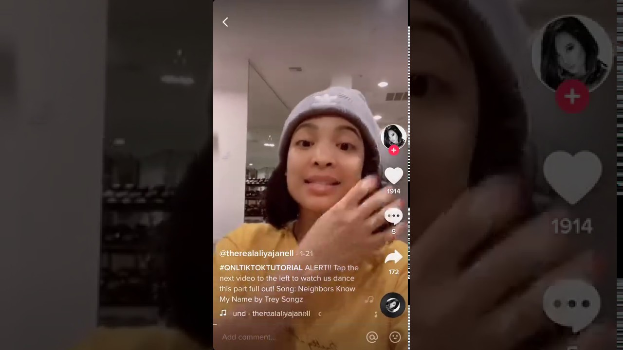 Aliya Janell Dance Tutorial to Neighbors Know my Name by Trey Songz Tik ...