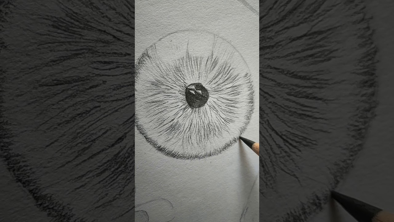 Eye pupil drawing - YouTube