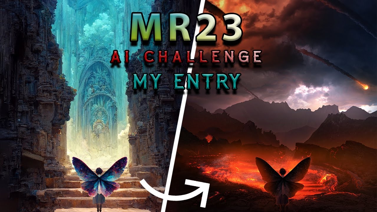 My entry into Mr23's AI Challenge | Photoshop Speed Art - YouTube