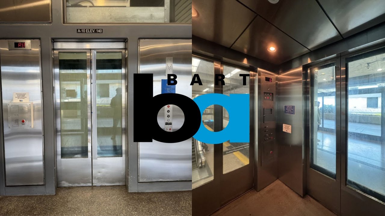 Interesting Hydraulic Platform Elevator - Lake Merritt BART Station in ...