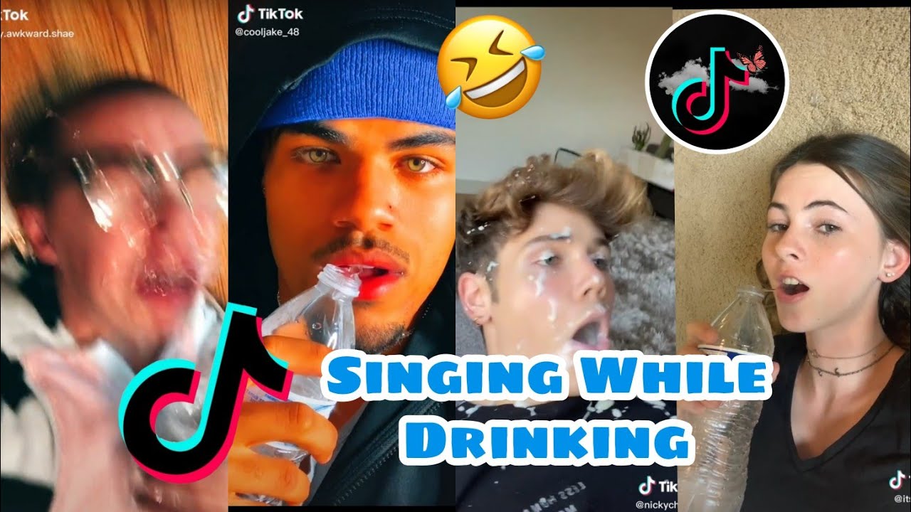 "Girl I love it when we" | 'Singing While Drinking' TikTok Challenge ...
