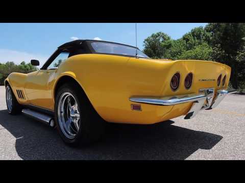 1968 yellow corvette roadster for sale at www coyoteclassics com