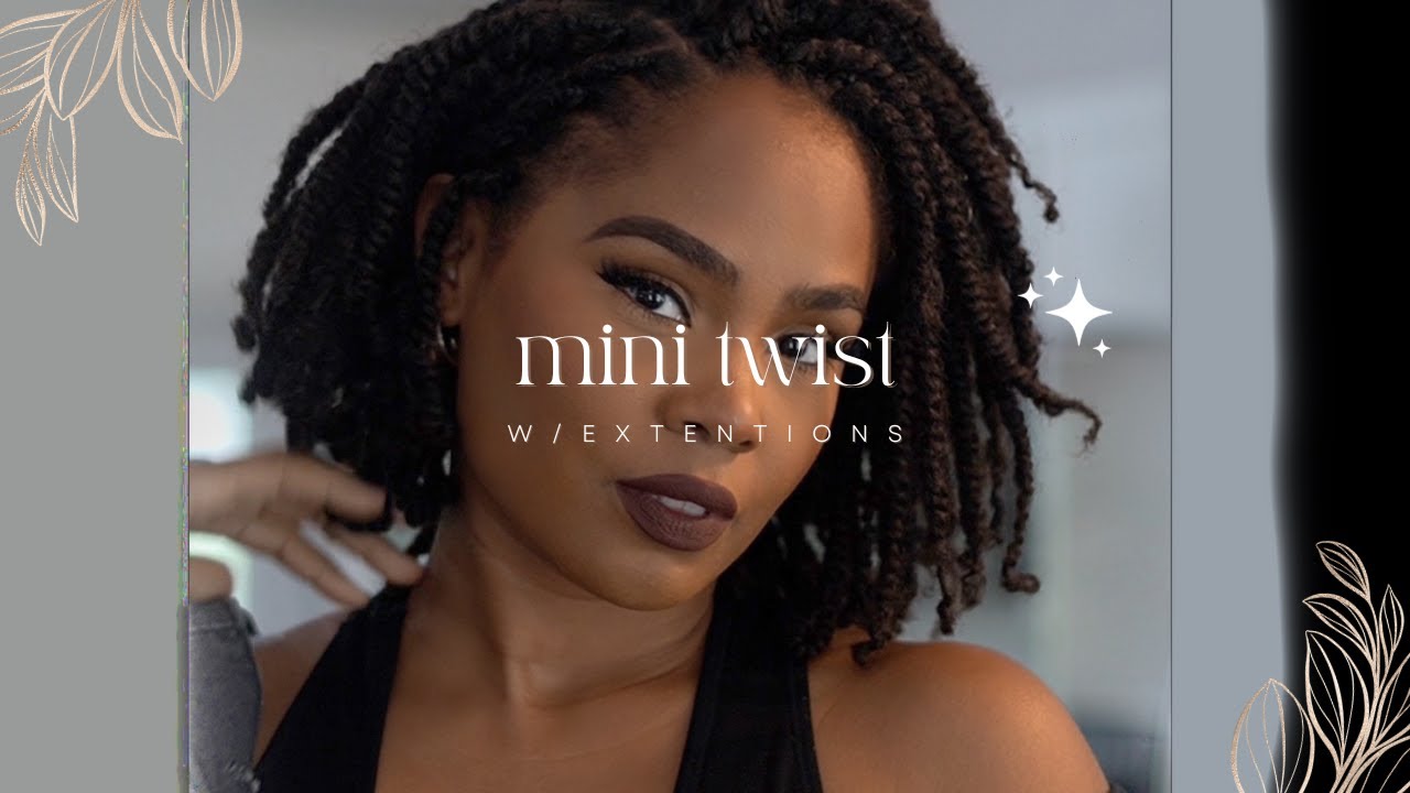 Mini Twist Bob | w/ Added Hair - YouTube