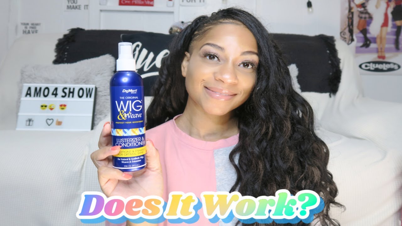 Trying Demert Spray On My Crochet Hair - YouTube