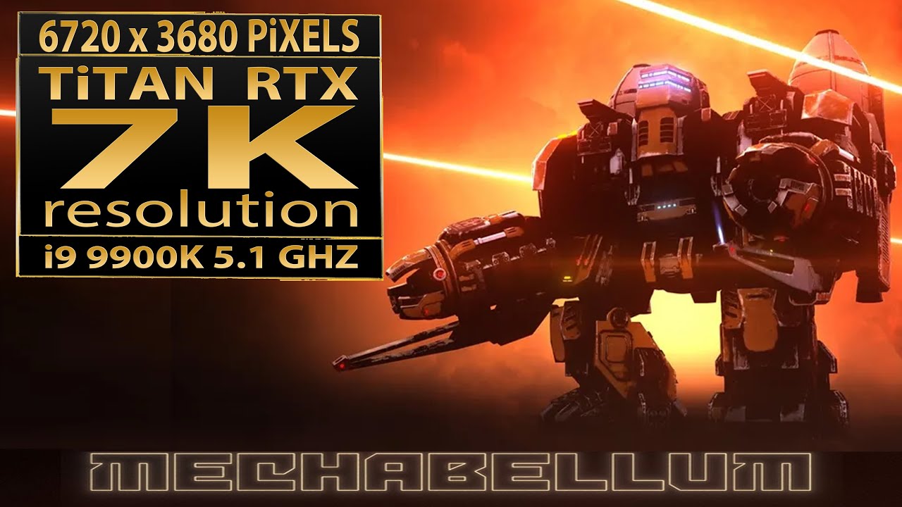 Mechabellum gameplay in 7K video resolution | Nvidia Titan RTX and ...
