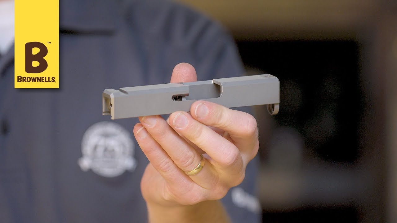 Blank Slide for Glock 43 by Brownells - YouTube