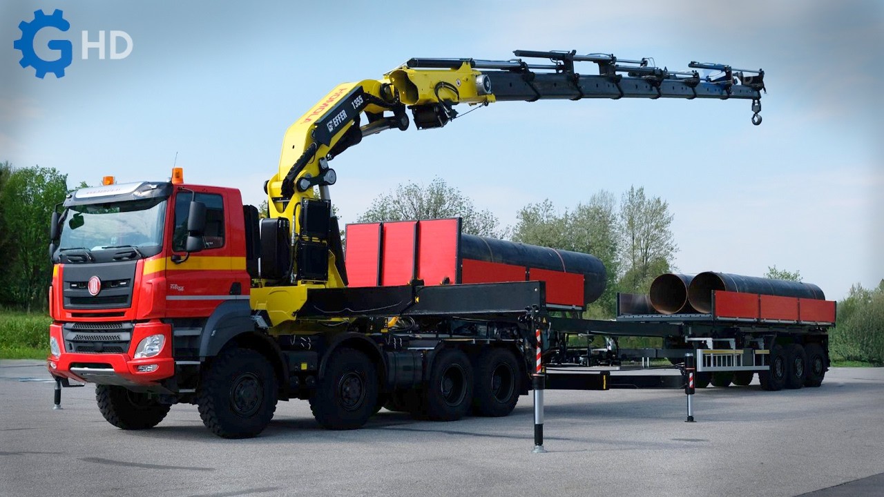 World-first Double Stacked Container Trailer Specialized Trucks and ...