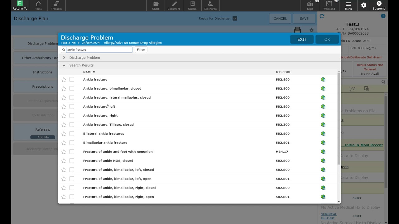Discharging a Patient from the ED - Meditech Expanse - YouTube