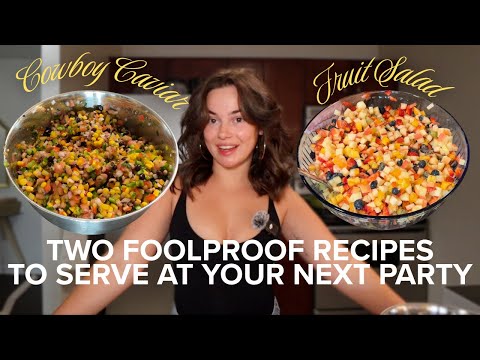 Cook with Me! Salty Cowboy Caviar & Sweet Fruit Salad || HIGH MAINTENANCE TASTE BUDS - EP. 1